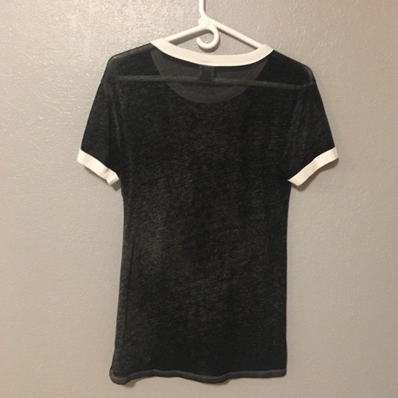 PINK Victoria's Secret | Tops | Thin Pink Gray Tshirt | Poshmark